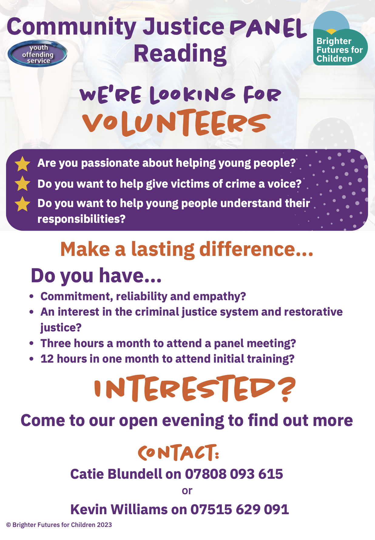 Community Justice Panels – Volunteer Information Evening – Reading ...